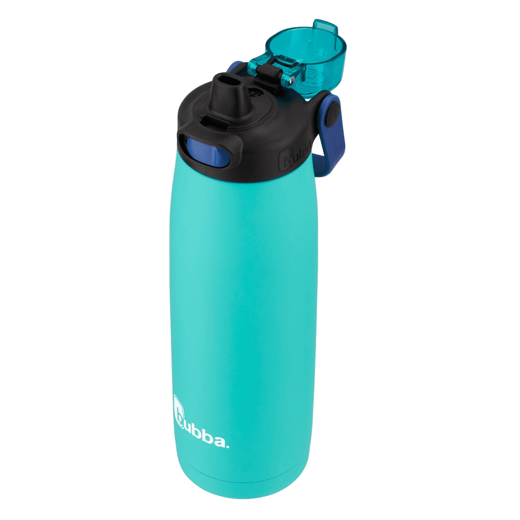 TERMO BUBBA RADIANT PUSH-BUTTON STRAW LID 24oz ISLAND TEAL RUBBER ...